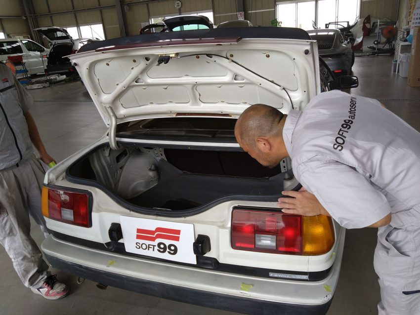ソフト99オートサービスへ搬入する｜AE86 1984 再生プロジェクト｜ソフト99