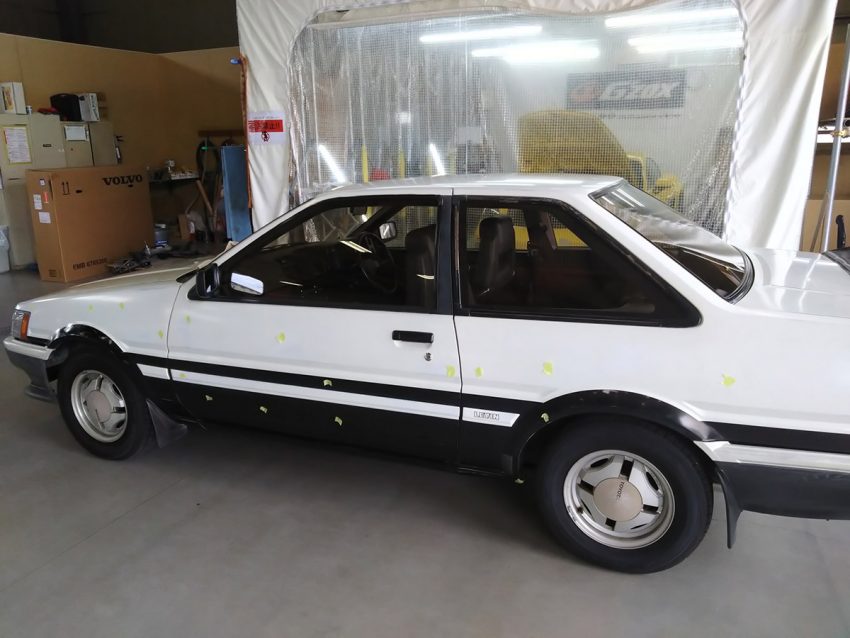 ソフト99オートサービスへ搬入する｜AE86 1984 再生プロジェクト｜ソフト99